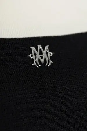 Amiri Wool Long-sleeved Polo Shirt