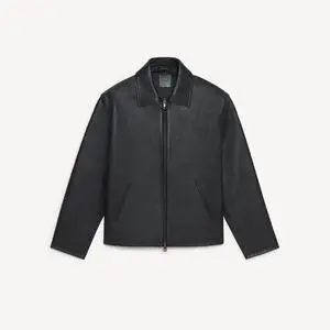 Theory City Jacket In Leather - Black
