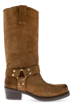 POSA Suede Heeled Boots ‘texas