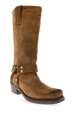 POSA Suede Heeled Boots ‘texas