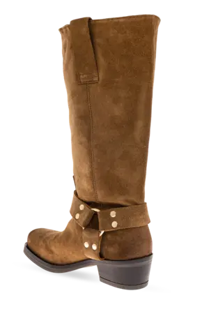 POSA Suede Heeled Boots ‘texas