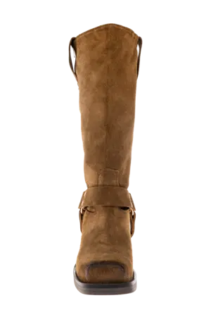 POSA Suede Heeled Boots ‘texas