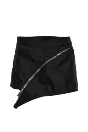 Dsquared2 Short Asymmetrical Skirt - Black