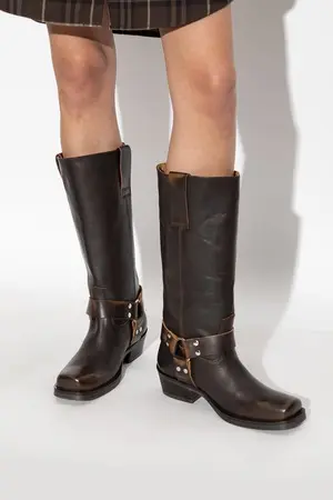 POSA Leather Heeled Boots ‘texas