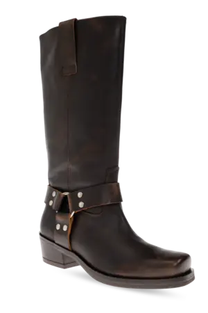 POSA Leather Heeled Boots ‘texas