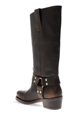 POSA Leather Heeled Boots ‘texas