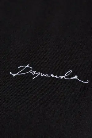Dsquared2 Cotton T-shirt With Puff Sleeves - Black