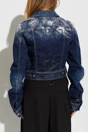 Dsquared2 Denim Jacket With ‘vintage’ Effect