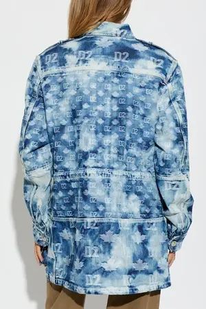 Dsquared2 Denim Jacket With Monogram