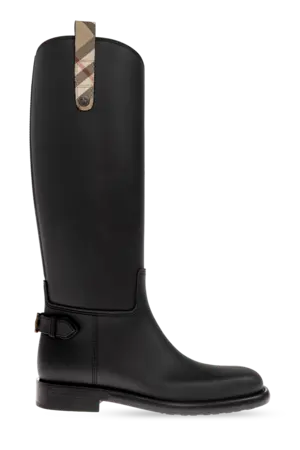 Burberry Cavalier Knee-high Rubber Boots