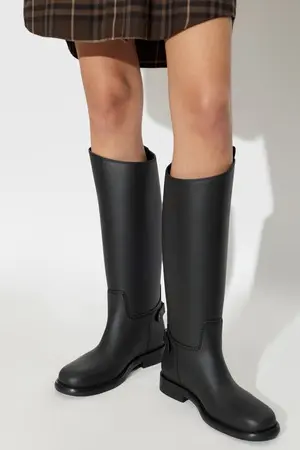 Burberry Cavalier Knee-high Rubber Boots