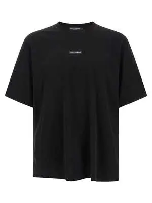 Dolce & Gabbana Logo Patch T-shirt - Black