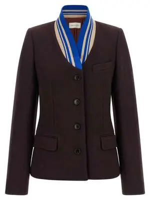 Dries Van Noten Britt' Blazer - Purple