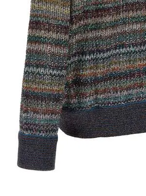 Missoni Lamé Yarn Polo Shirt - Multicolor