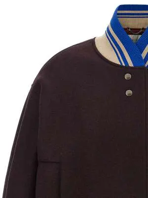 Dries Van Noten Valdi' Bomber Jacket - Purple