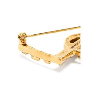 Saint Laurent Metallic Brooches & Pins