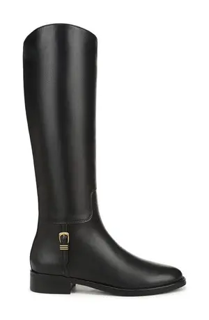 Veronica Beard Arabelle Riding Boot - Black Leather
