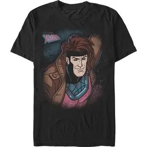 MARVEL: X-MEN '97 Classic Gambit Portrait Short Sleeve T-shirt - Black