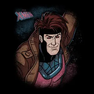 MARVEL: X-MEN '97 Classic Gambit Portrait Short Sleeve T-shirt