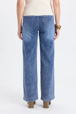 THE NOLI SHOP Celeste Slim Palazzo Jeans