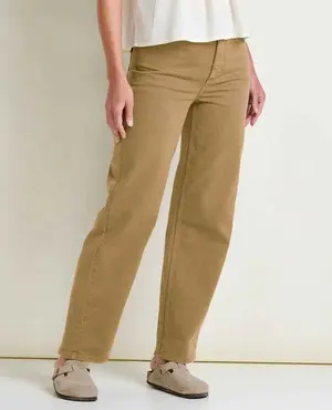 TOAD & CO Tamarack Straight Jean Khaki