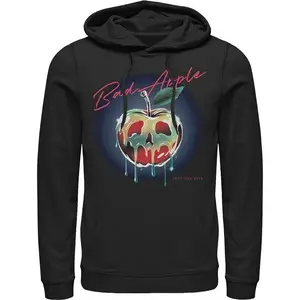 SNOW WHITE AND THE SEVEN DWARFS Disney Bad Apple Retro Lightweight Hoodie - Black