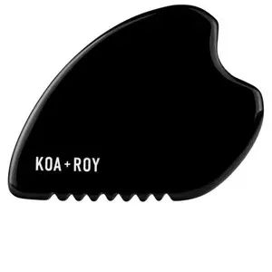 KOA+ROY Large Black Obsidian Body Gua Sha Tool - None