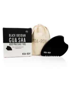 KOA+ROY Large Black Obsidian Body Gua Sha Tool