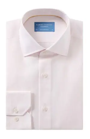 Robert Talbott Reynolds Thin Stripe Shirt - Pink