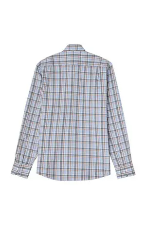 Robert Talbott Reynolds Ultra Light Weight Brushed Plaid Shirt