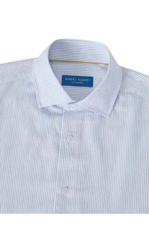 Robert Talbott Reynolds Ultra Light Weight Brushed Fine Stripe Shirt