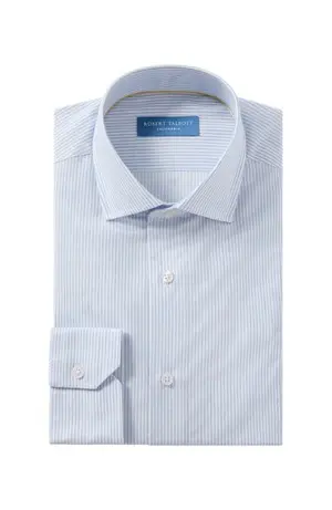 Robert Talbott Reynolds Ultra Light Weight Brushed Fine Stripe Shirt
