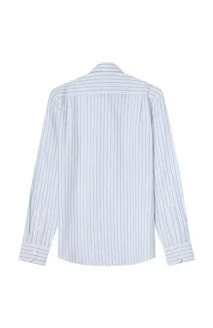 Robert Talbott Reynolds Ultra Light Weight Brushed Stripe Shirt