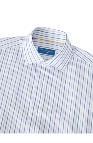 Robert Talbott Reynolds Ultra Light Weight Brushed Stripe Shirt