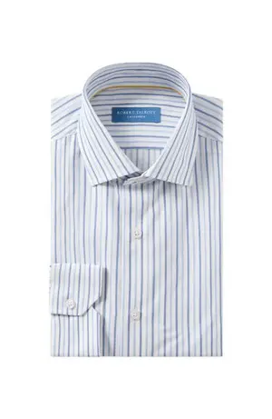 Robert Talbott Reynolds Ultra Light Weight Brushed Stripe Shirt