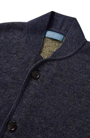 Robert Talbott Devon Solid Wool Cardigan