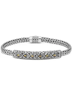 DEVATA Dragon Skin Dragon Bone Chain Bracelet - Silver