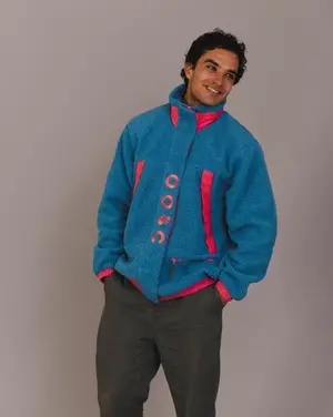 OOSC Fleece Jacket - Blue/pink