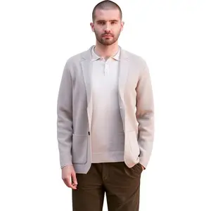 PAUL JAMES Midweight Cotton Deconstructed Blazer - Fawn
