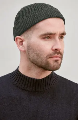 PAUL JAMES Lightweight Whitby Fisherman's Beanie - Greenjaspe