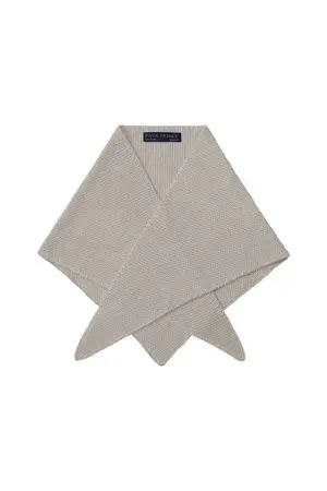 PAUL JAMES Cotton Textured Neckerchief - Oatmeal