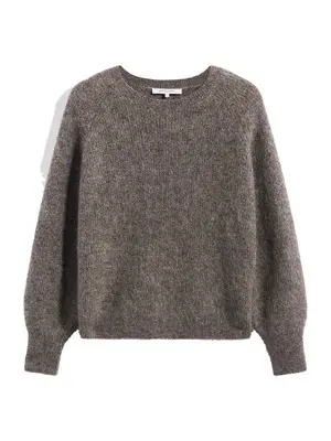Gerard Darel Riya Mohair Blend Sweater - Bronze