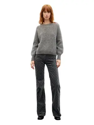 Gerard Darel Riya Mohair Blend Sweater - Bronze