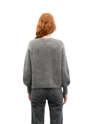 Gerard Darel Riya Mohair Blend Sweater - Bronze