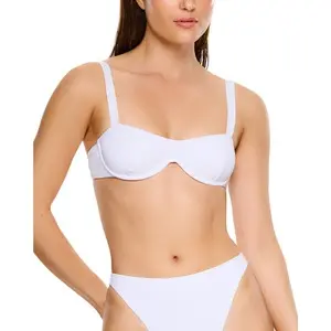 GOTTEX Vacay Mode Underwire Bikini Top Swimsuit - White