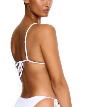 GOTTEX Vacay Mode Triangle Bikini Top Swimsuit - White