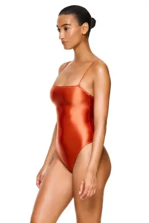 GOTTEX Satin Royale Open Back One Piece Swimsuit