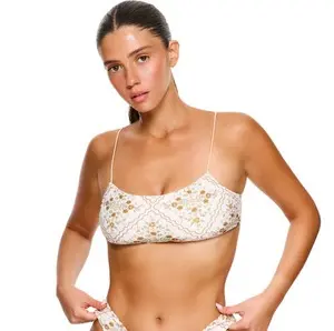 GOTTEX Love Notes Reversible Scoop Neck Bikini Top Swimsuit