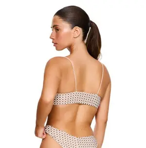 GOTTEX Love Notes Reversible Scoop Neck Bikini Top Swimsuit