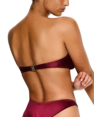 GOTTEX Satin Royale Bandeau Bikini Top Swimsuit